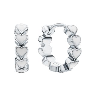 Серебряные серьги с эмалью SUNLIGHT S30653-C9W-01: белое серебро 925 ...