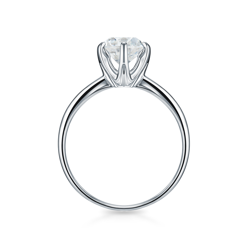 Золотое кольцо с бриллиантами БРИЛЛИАНТЫ ЯКУТИИ 73112-K7W-11: белое ...