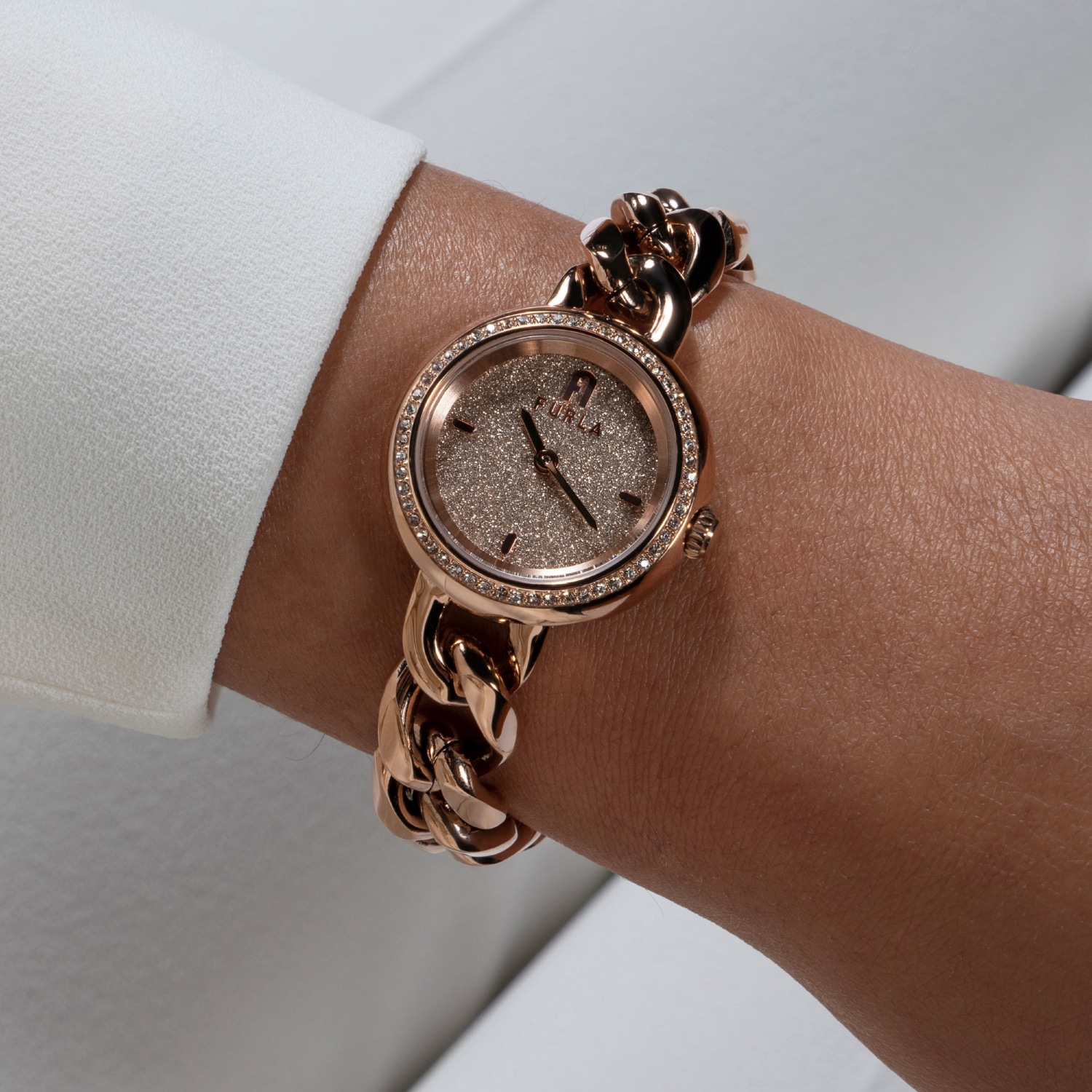 Часы женские FURLA WW00019013L3: сталь, австрийские кристаллы stellux ...