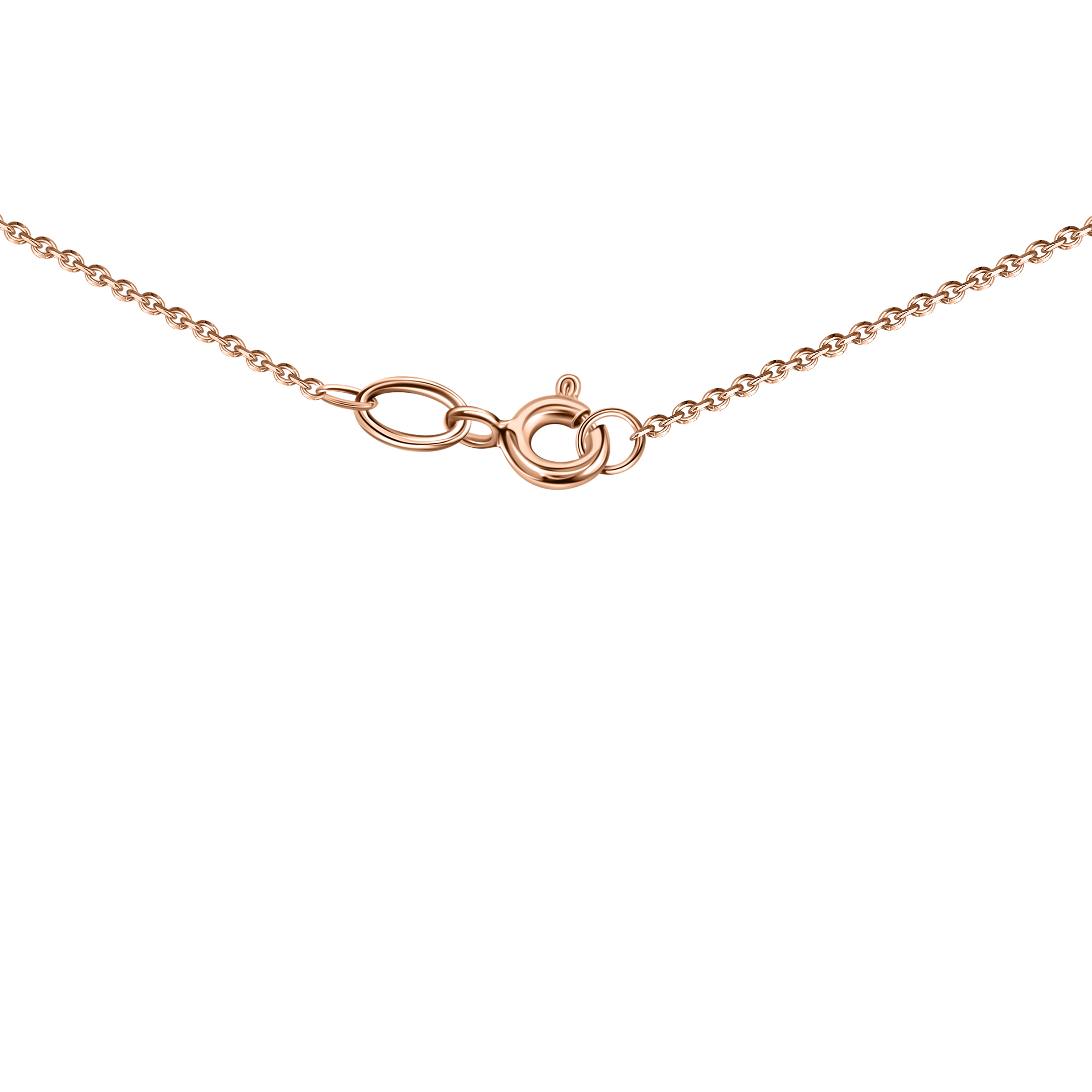 Золотое шейное украшение с фианитами МОСКОВСКИЙ ЦЕПЕВЯЗАЛЬНЫЙ ЗАВОД ...