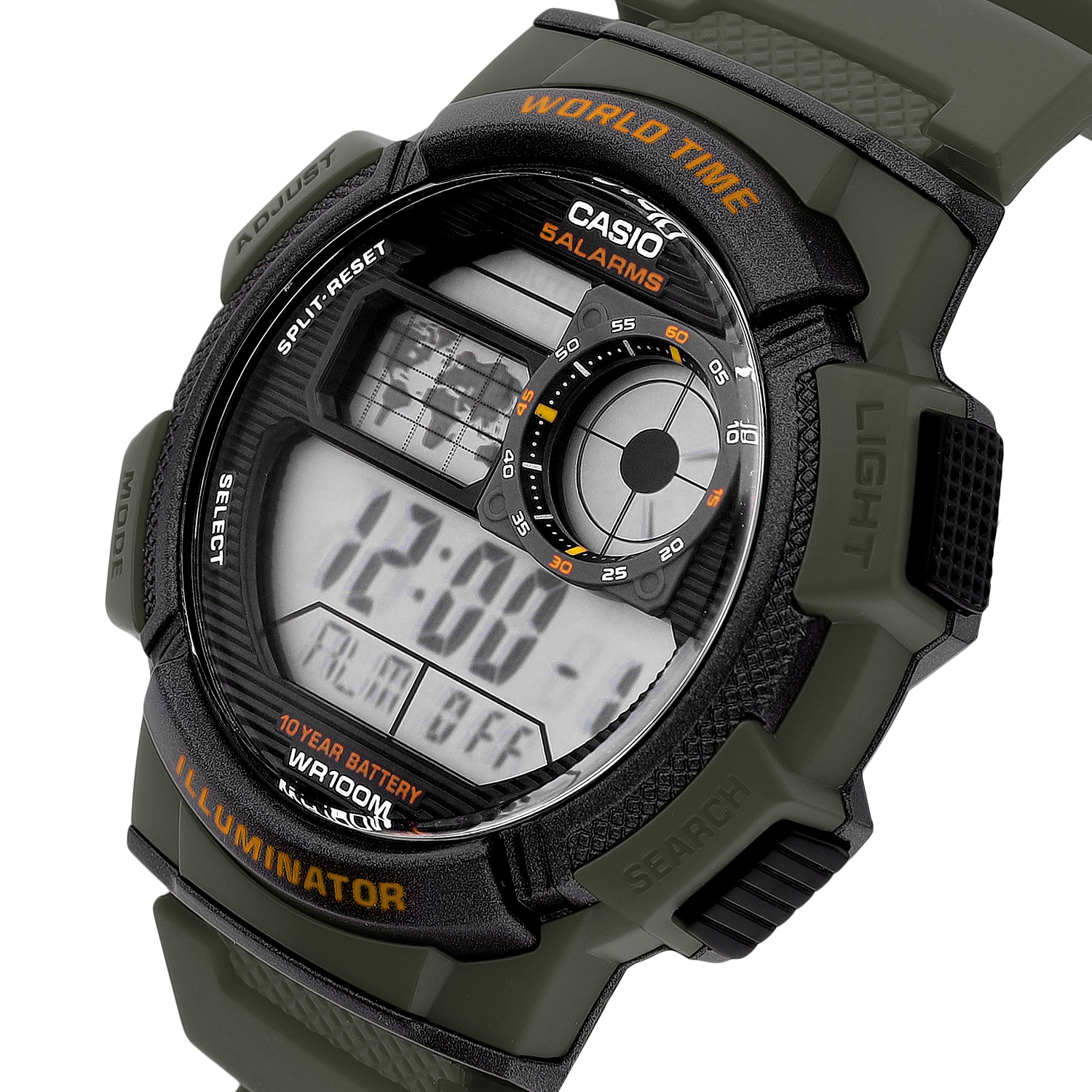 Часы мужские CASIO AE-1000W-3A: полимер — купить в интернет-магазине SUNLIGHT, фото, артикул 111295