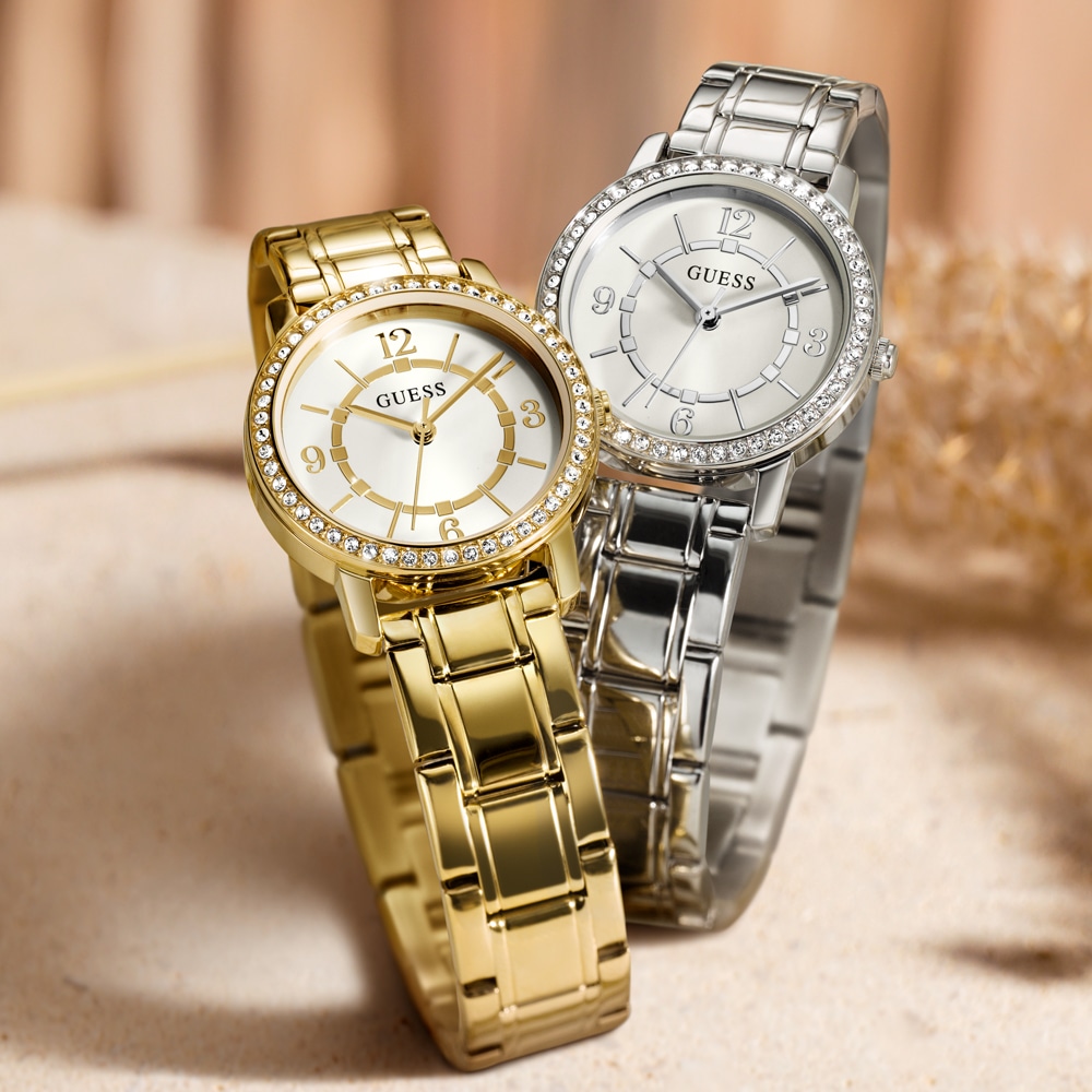 Часы женские GUESS GW0468L2 GUESS GW0468L2: сталь, кристалл — купить в ...