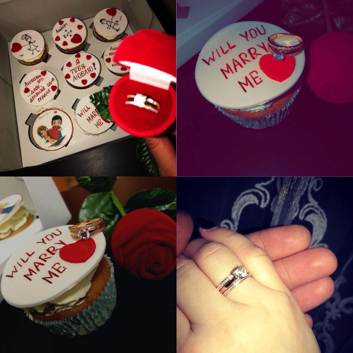 Золотое кольцо с фианитами JASMİNE JEWELLERY: розовое золото 585 пробы ...