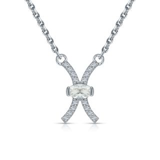 Серебряное шейное украшение с фианитами и топазами природными BASTET ...