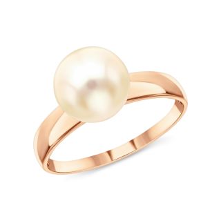 Золотое кольцо с жемчугом МОСКОВСКИЙ ЦЕПЕВЯЗАЛЬНЫЙ ЗАВОД 01-3-118-0500 ...